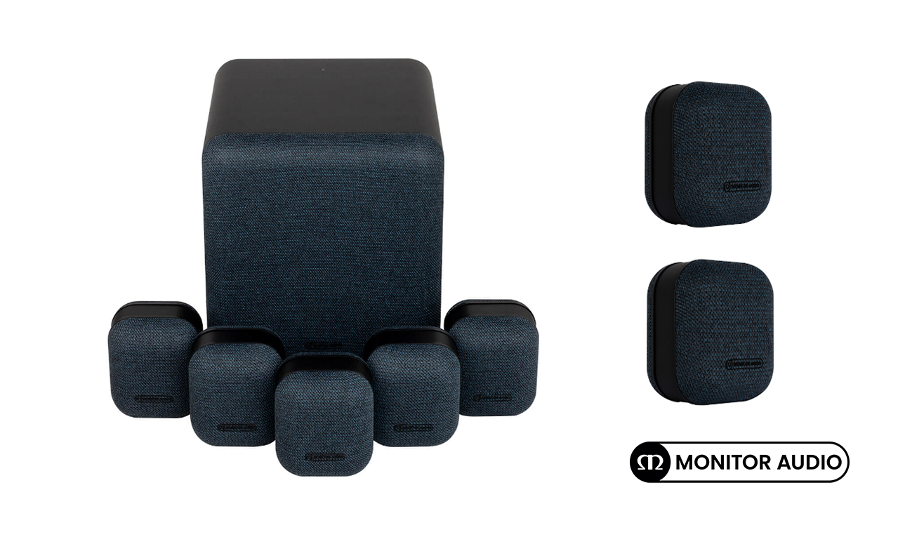 Monitor Audio MASS 7.1 Surround speaker package - Midnight Blue / Black ...