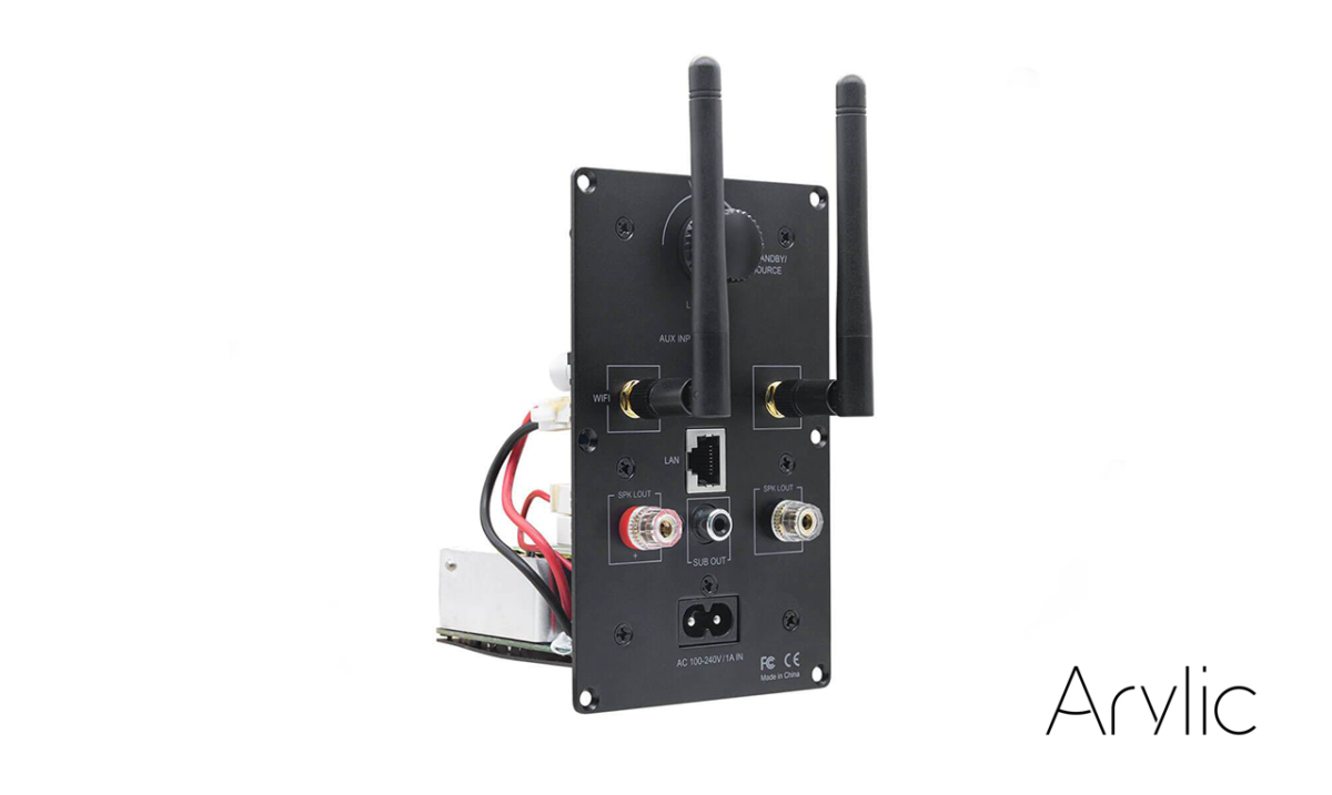 Wireless streaming Plate Amplifier - Arylic Up2stream - Doneo