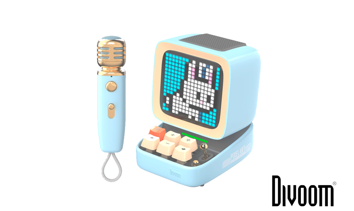 Divoom Ditoo Mic Retro Pixel Art Game & Bluetooth Speaker - Doneo