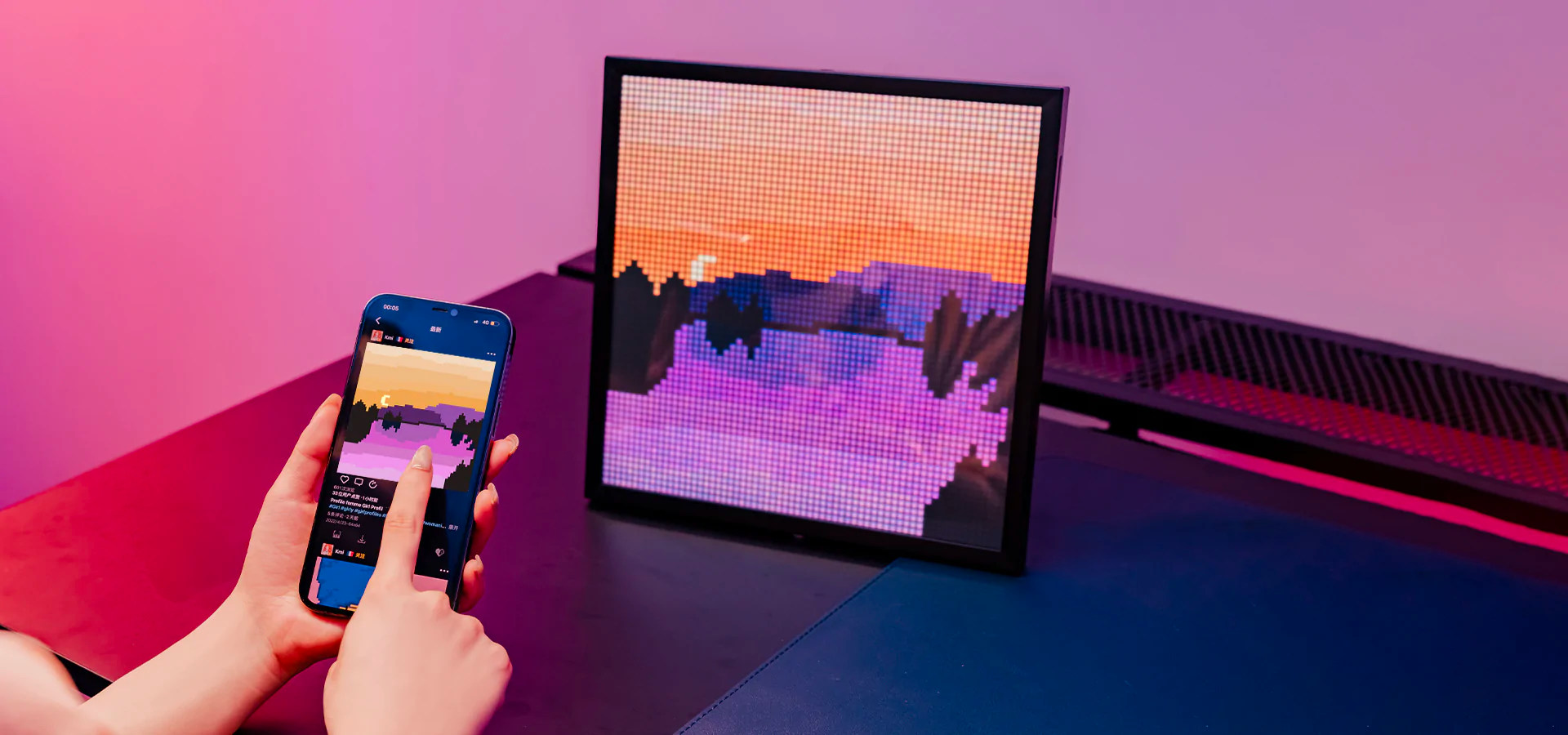 Divoom Pixoo 64 Pixel Art Digital Picture Frame - Doneo