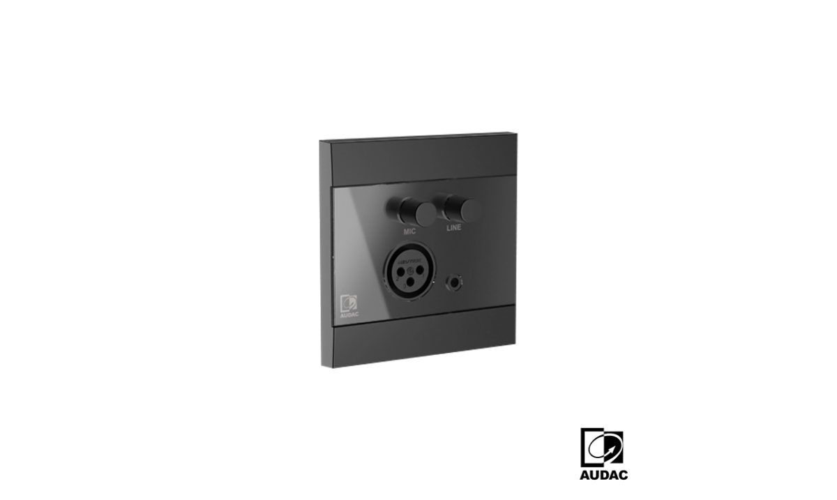 Audac WP205 - Audio Input Wall Panel - Doneo