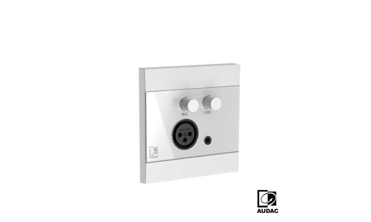 Audac WP205 - Audio Input Wall Panel - Doneo