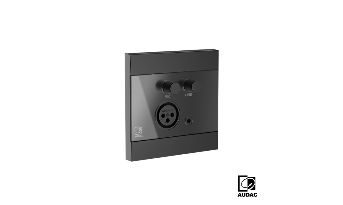 Audac WP210 - Audio Input Wall Panel - Doneo