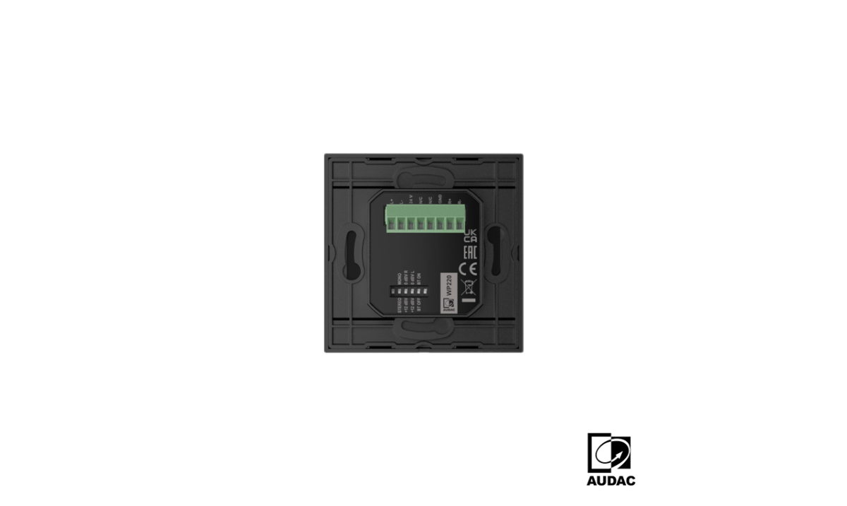 Audac WP220 - Audio Input Wall Panel - Doneo