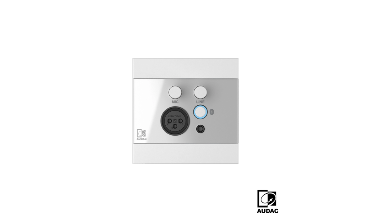 Audac WP225 - Audio Input Wall Panel - Doneo