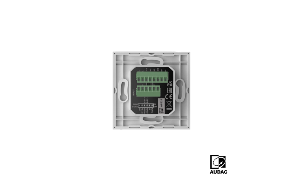 Audac WP225 - Audio Input Wall Panel - Doneo