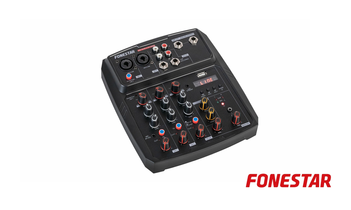 FONESTAR MIX-4LIVE STREAMING MIXER - Doneo